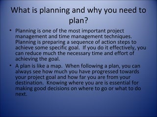 Introduction to planning | PPT