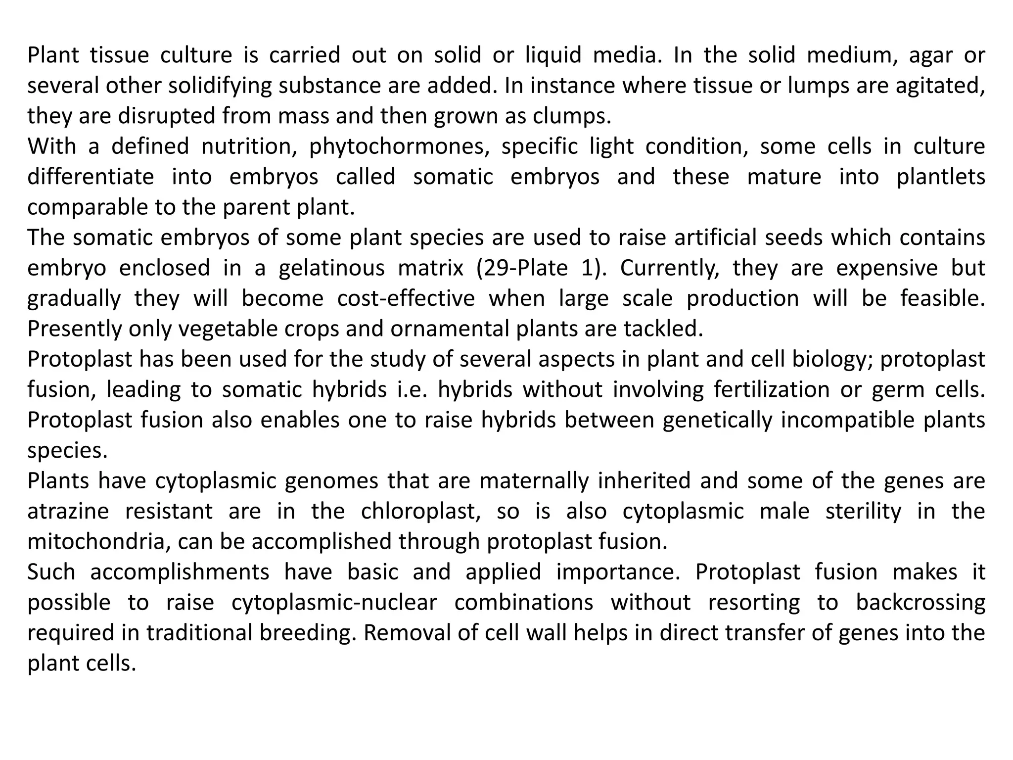 Introduction to plant biotechnology and plant tissue culture | PPTX