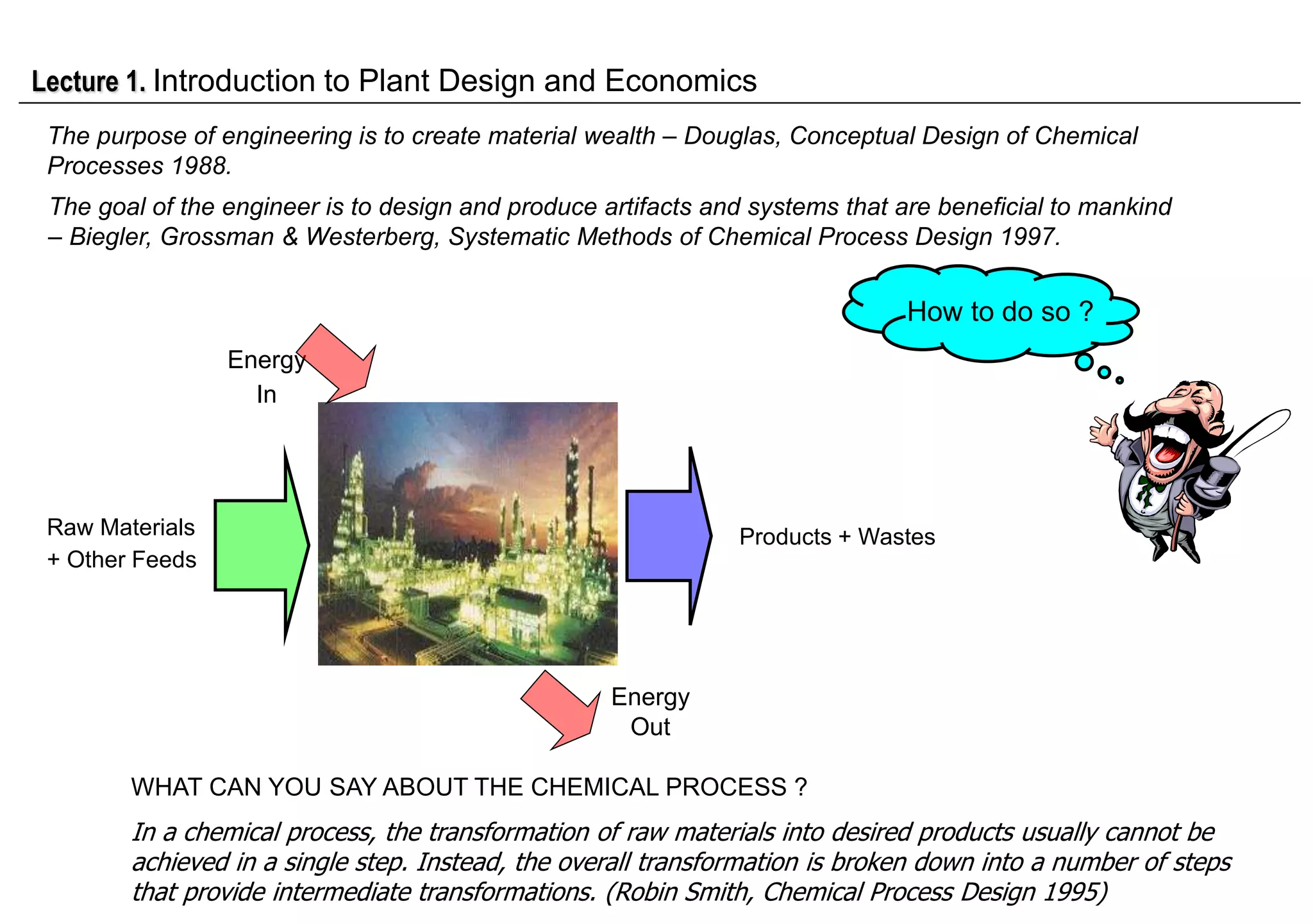Introduction to plant design economics | PPTX
