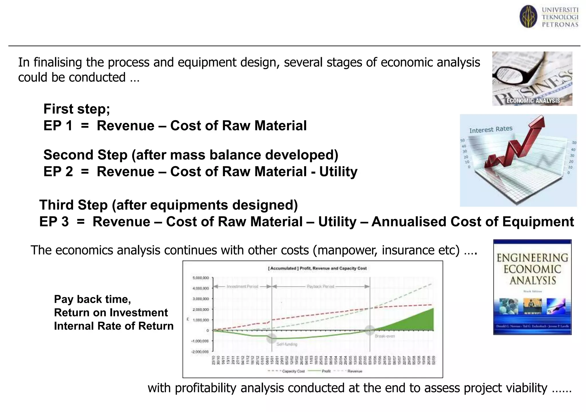 Introduction to plant design economics | PPTX
