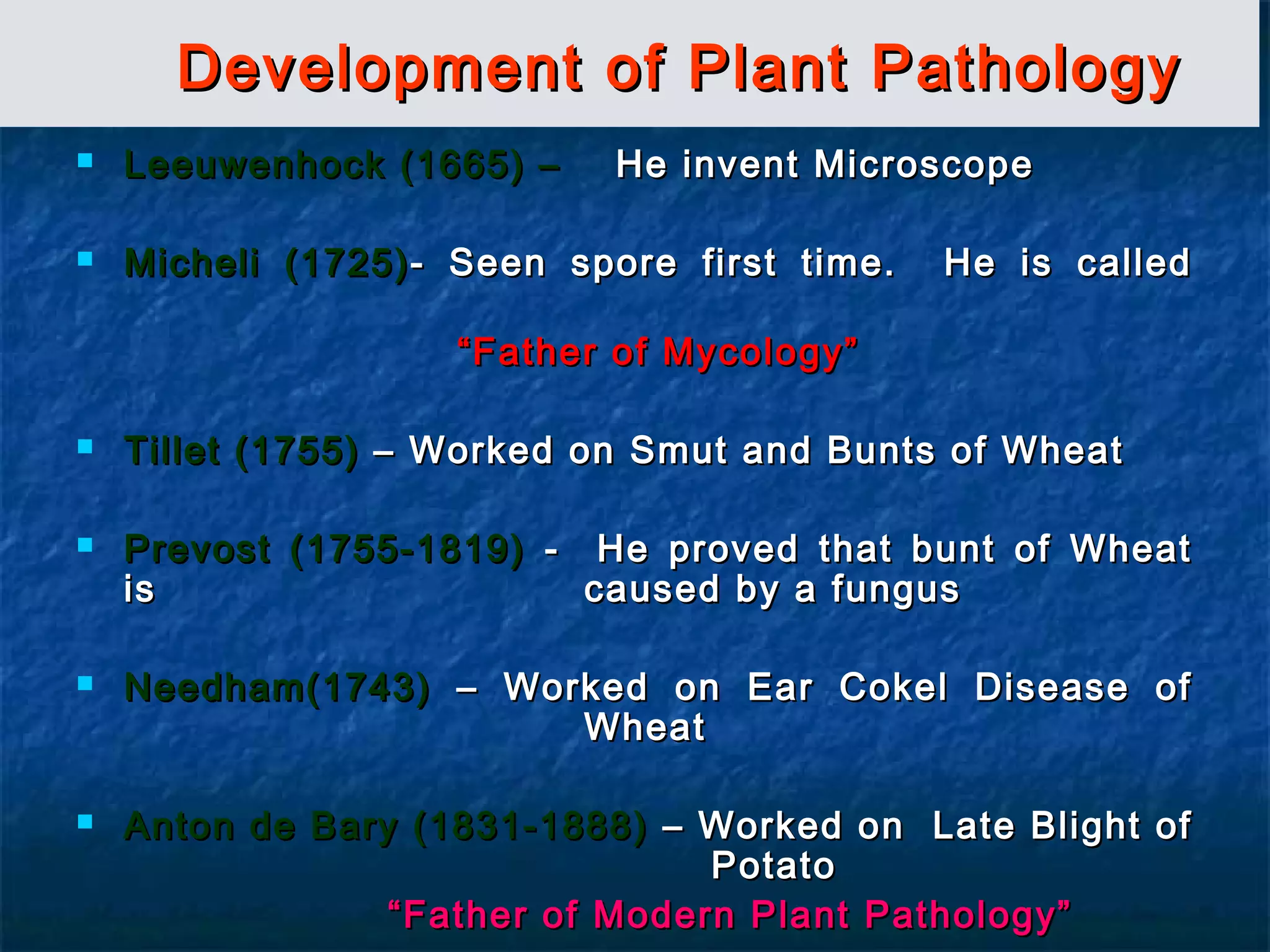 Introduction to plant pathology | PPT