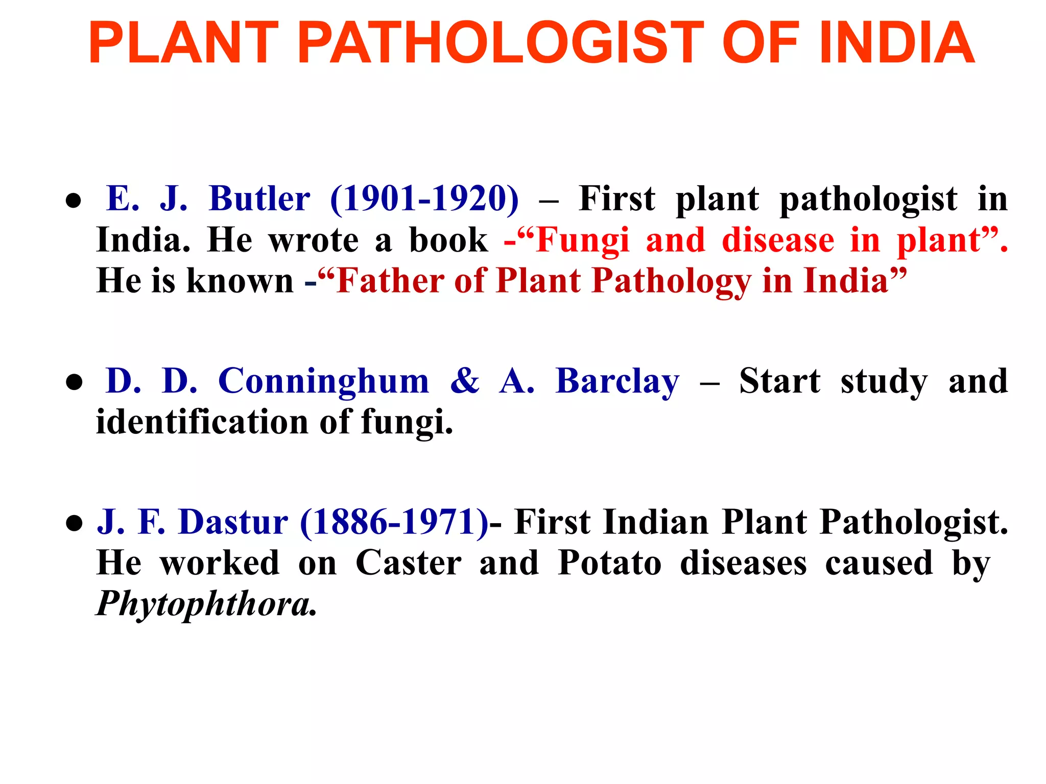 Introduction to plant pathology | PPT
