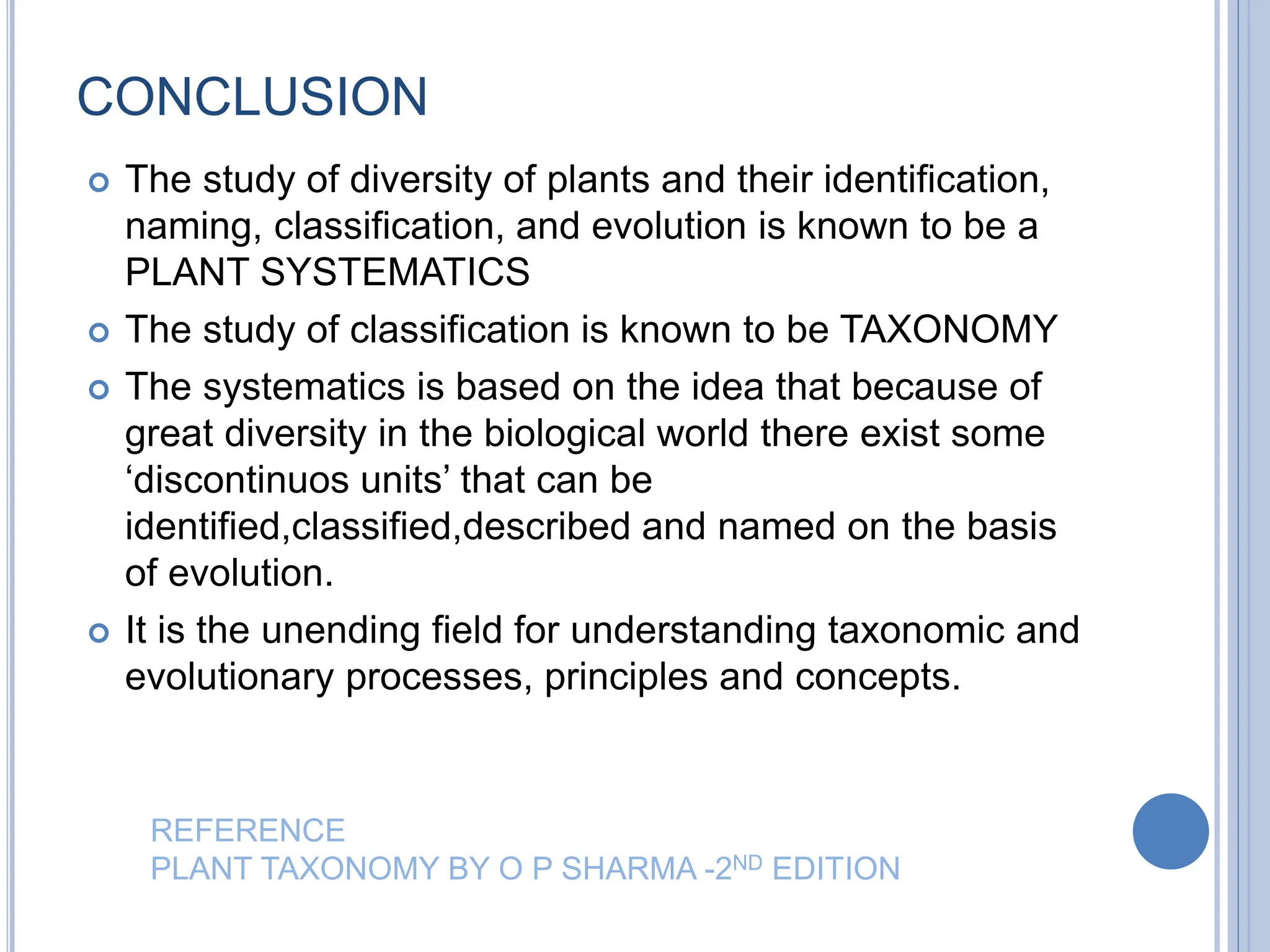 INTRODUCTION TO PLANT SYSTEMATICS.pptx