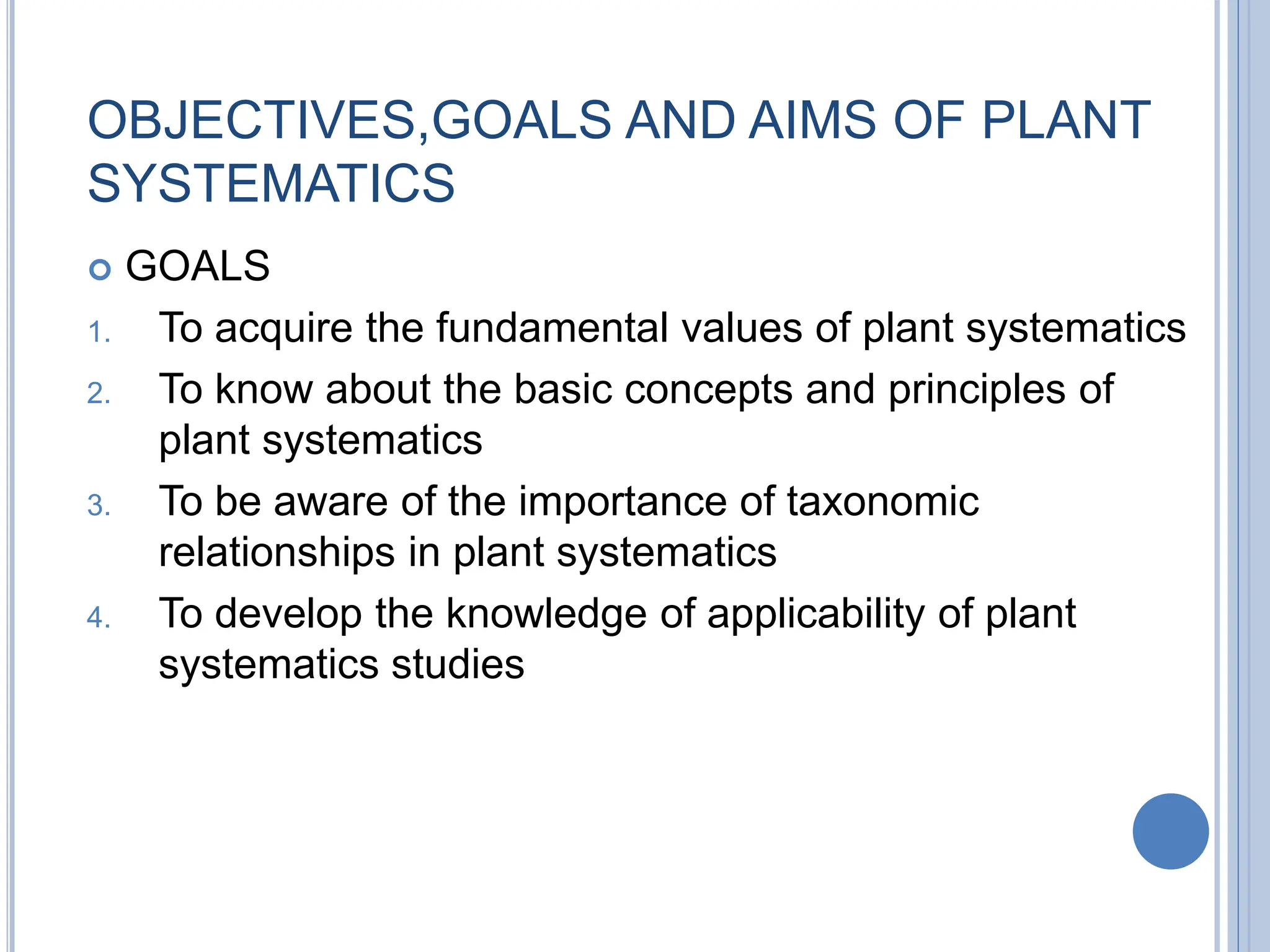 INTRODUCTION TO PLANT SYSTEMATICS.pptx