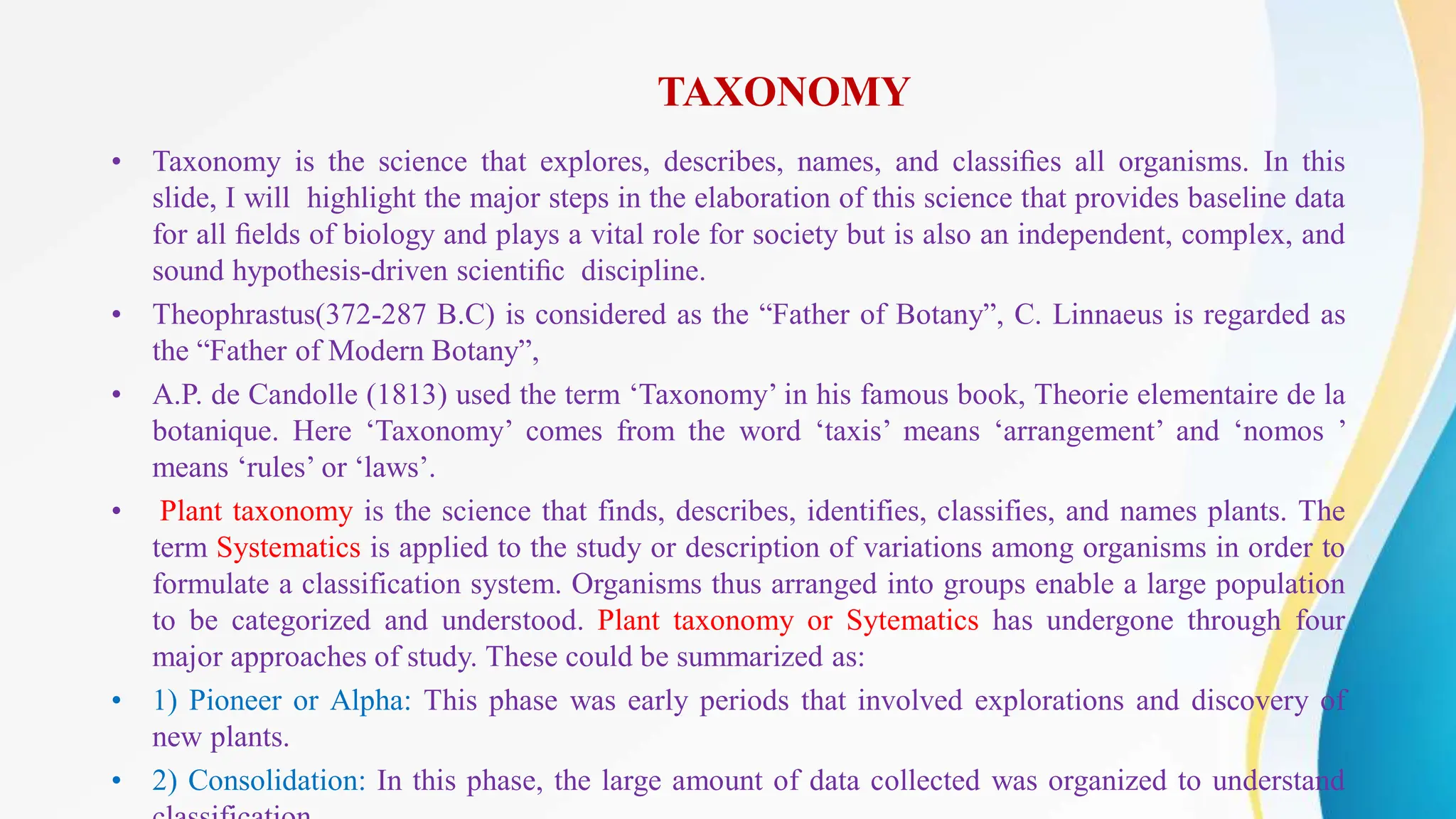 INTRODUCTION TO PLANT TAXONOMY WITH DIVERSE TAXONOMIC APPROACHES | PDF