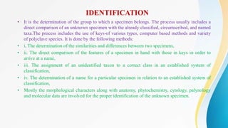 INTRODUCTION TO PLANT TAXONOMY WITH DIVERSE TAXONOMIC APPROACHES | PDF