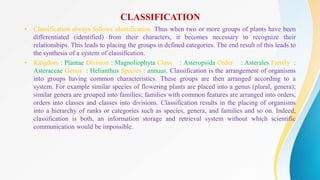 INTRODUCTION TO PLANT TAXONOMY WITH DIVERSE TAXONOMIC APPROACHES | PDF