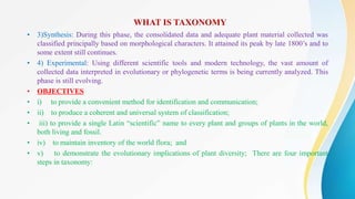 INTRODUCTION TO PLANT TAXONOMY WITH DIVERSE TAXONOMIC APPROACHES | PDF