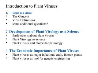Introduction to Plant Viruses and thier types | PPT