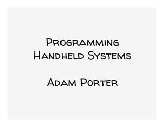 Introduction to Android platform | PPT