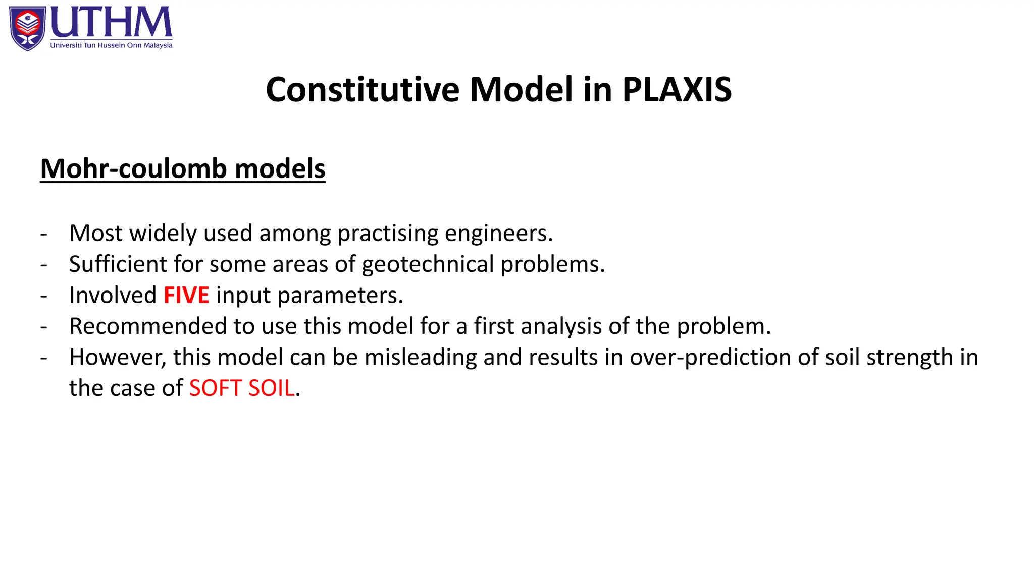 PLAXIS 2D FOR BEGINNER BY MOHD FAIRUS BIN YUSOF | PPTX
