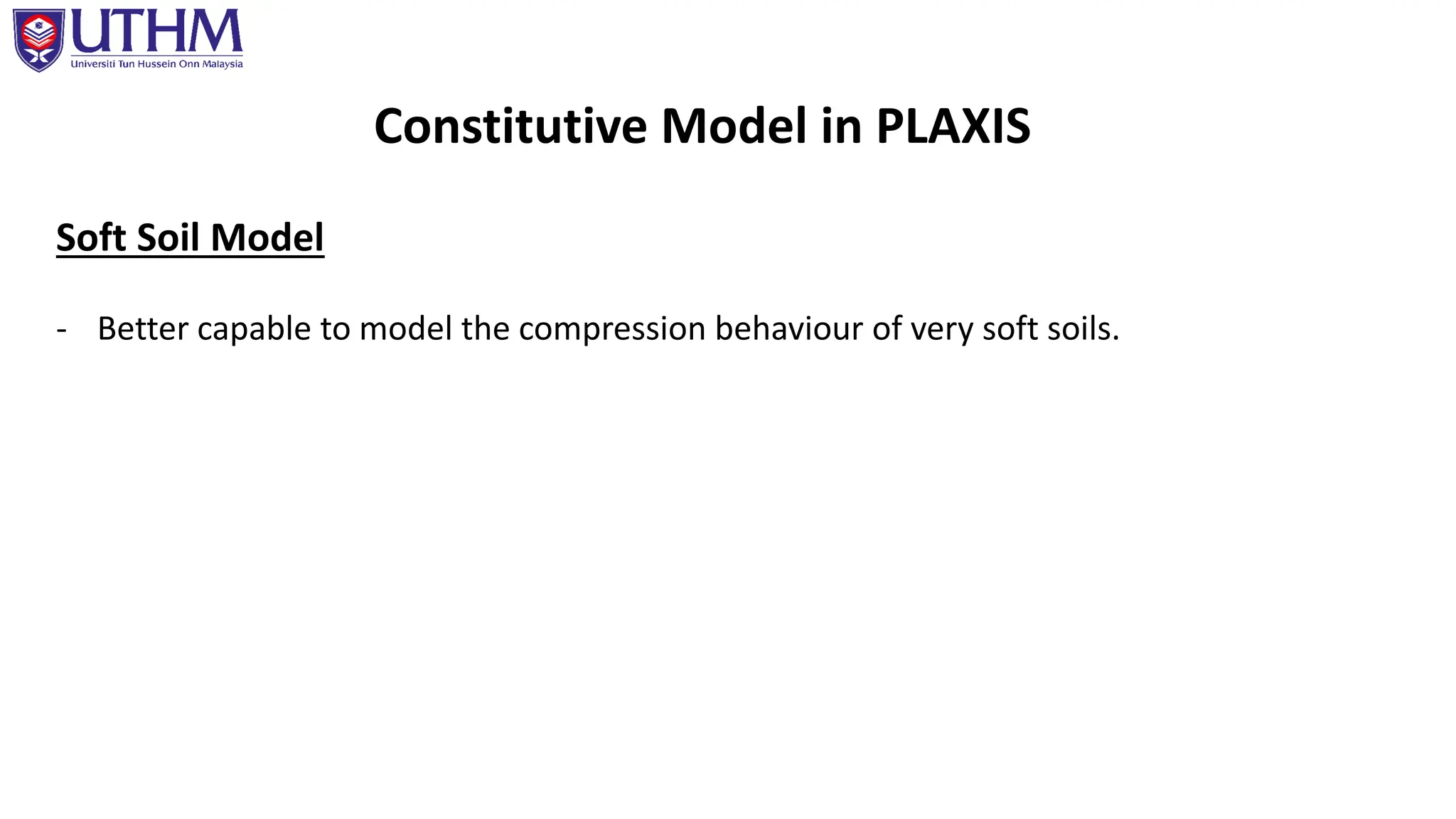 PLAXIS 2D FOR BEGINNER BY MOHD FAIRUS BIN YUSOF | PPTX
