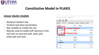 PLAXIS 2D FOR BEGINNER BY MOHD FAIRUS BIN YUSOF | PPTX