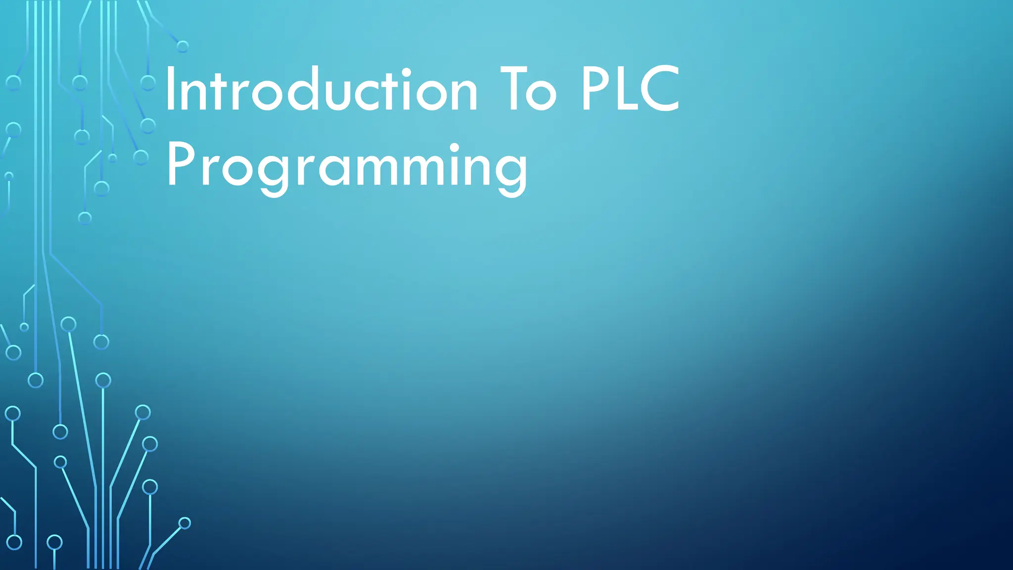 Introduction To PLC programming therypptx | PPT