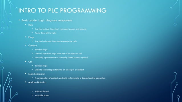 Introduction To PLC programming therypptx | PPT