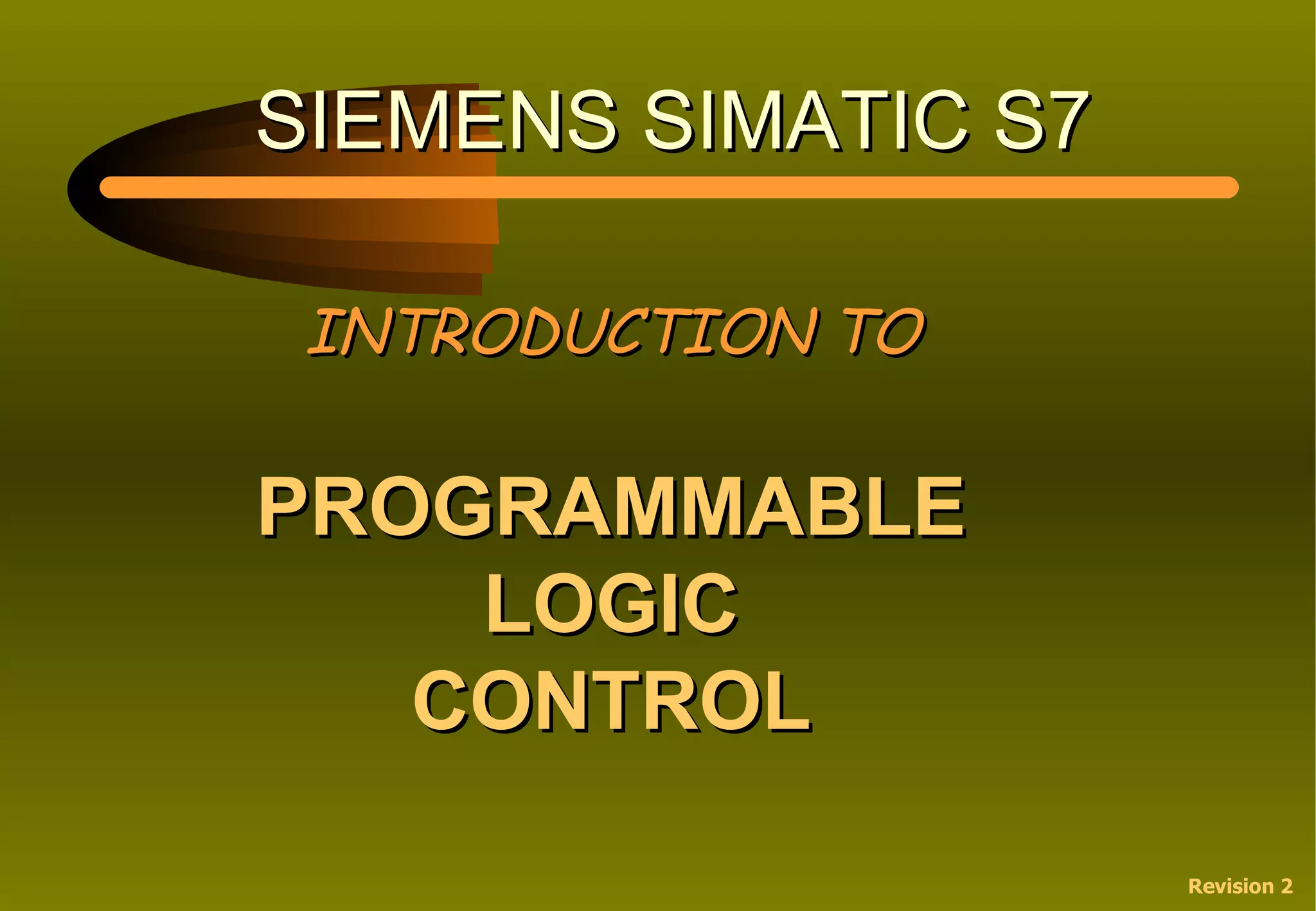 Introduction to plc (s7)­ | PPT