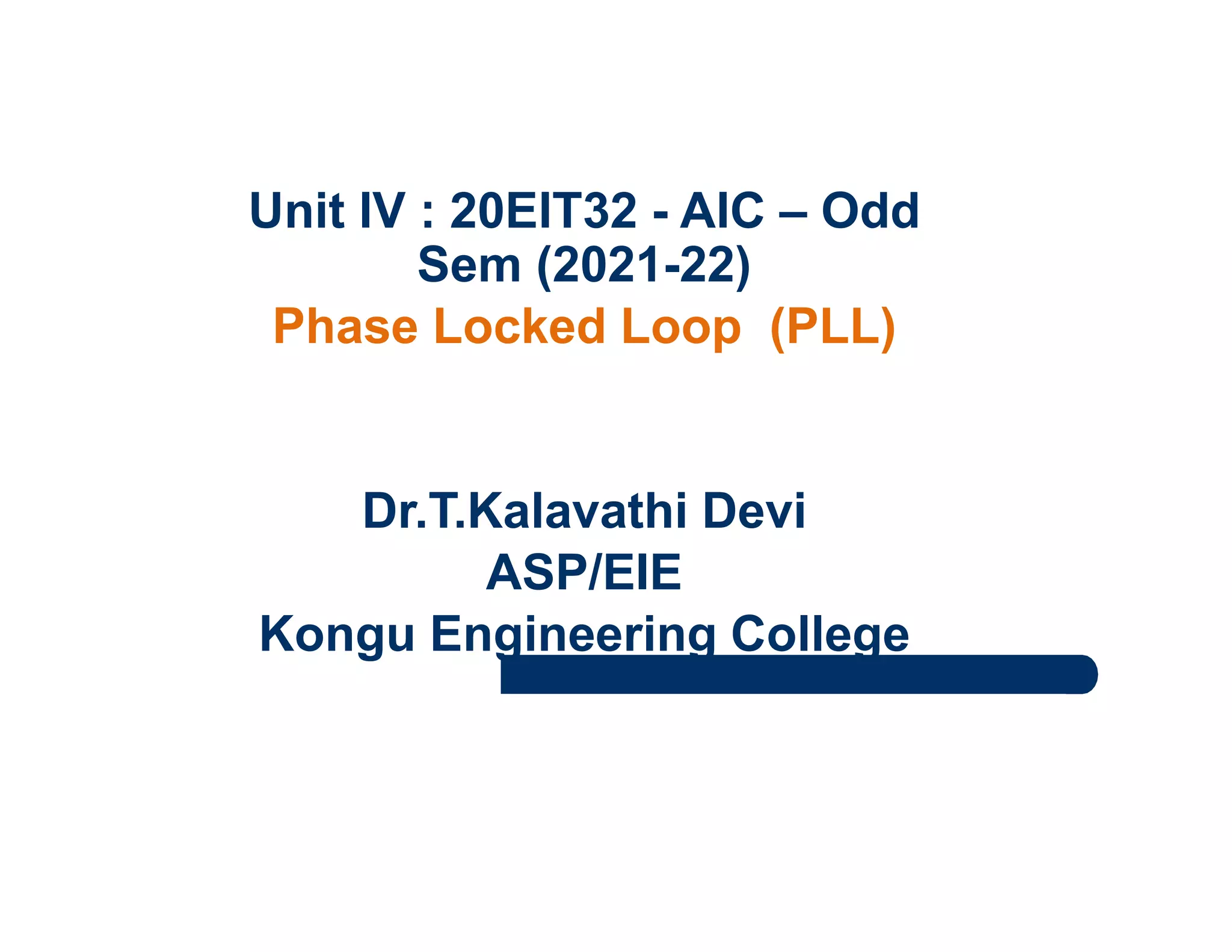 introduction to PLL.ppt