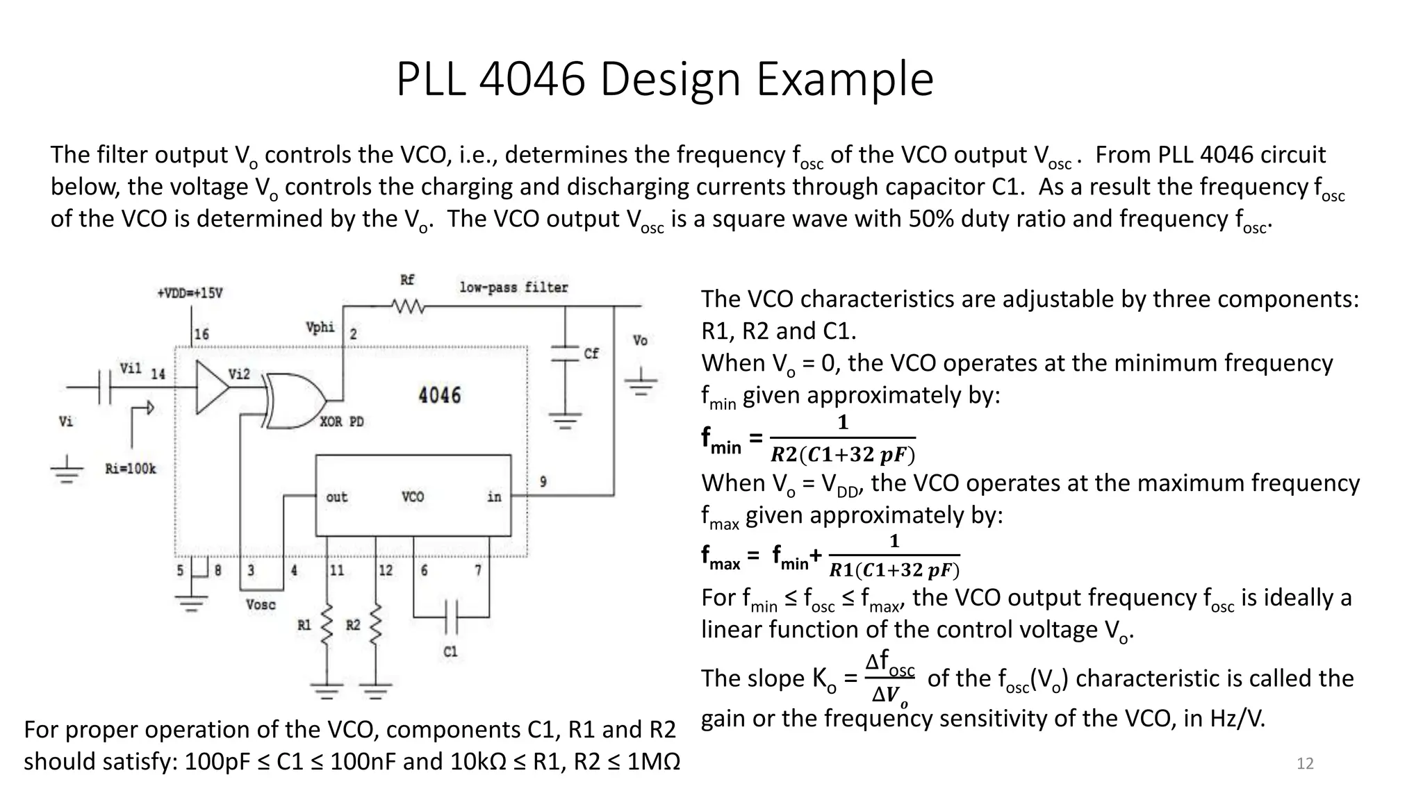 Introduction to PLL - phase loop lock diagram | PPTX