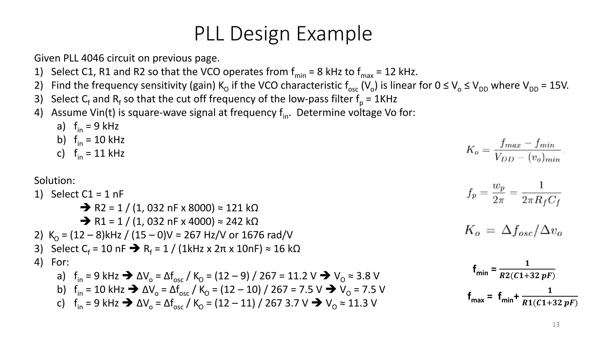 Introduction to PLL - phase loop lock diagram | PPTX