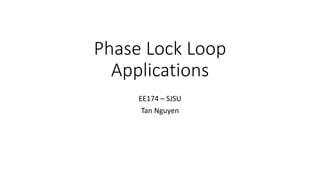 Introduction to PLL - phase loop lock diagram | PPTX