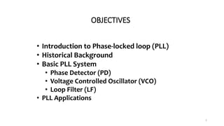 Introduction to PLL - phase loop lock diagram | PPTX