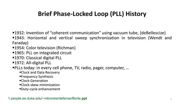 Introduction to PLL - phase loop lock diagram | PPTX