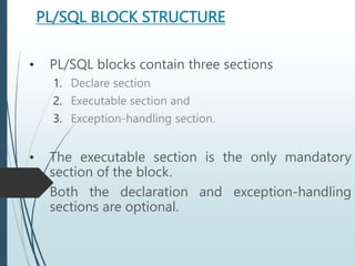 Introduction to PLSQL.PPT