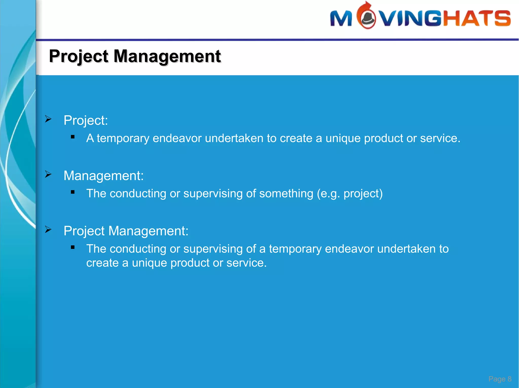 Introduction to Project Management | PPT