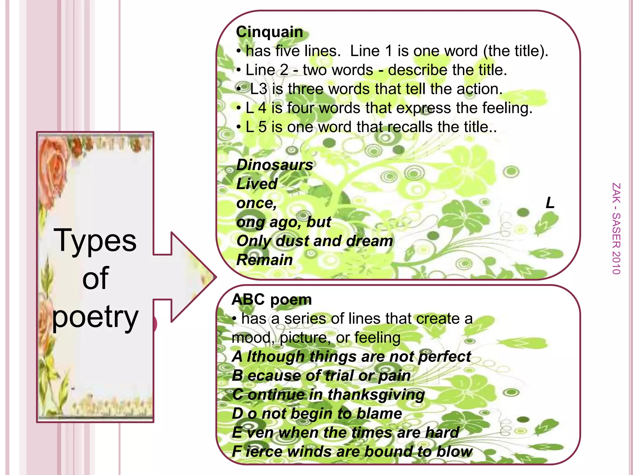 Introduction To Poetry | PPTX