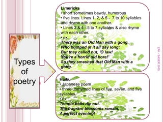 Introduction To Poetry | PPTX