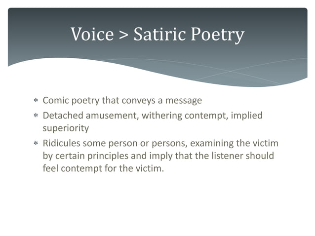 Introduction to Poetry | PPTX