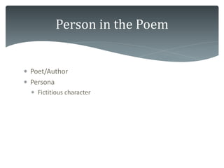 Introduction to Poetry | PPTX
