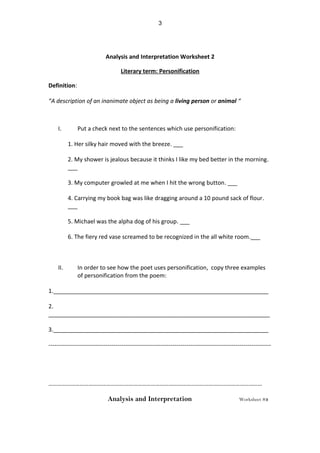 Introduction to poetry | DOC