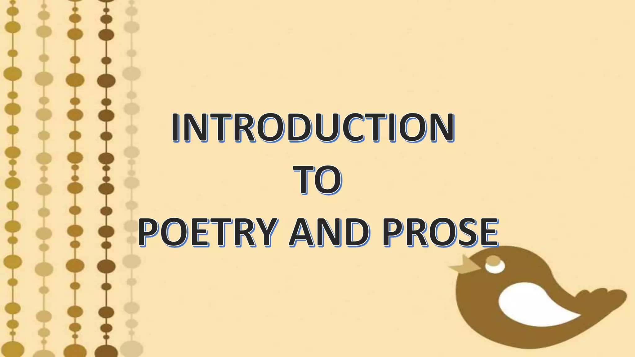 Introduction to poetry | PPT