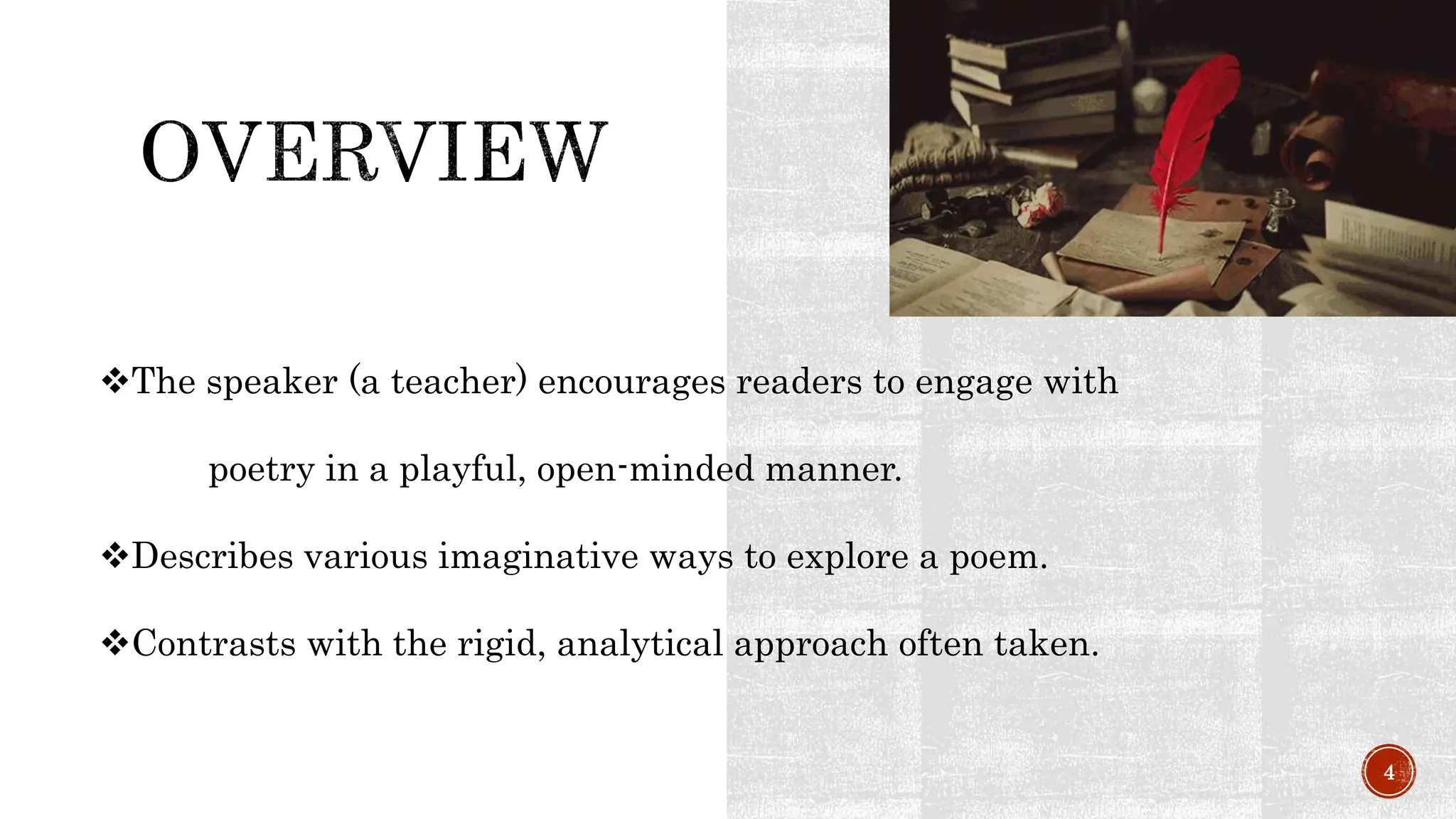 introduction to poetry by Billy Collins.pptx | Poetry | Books and ...
