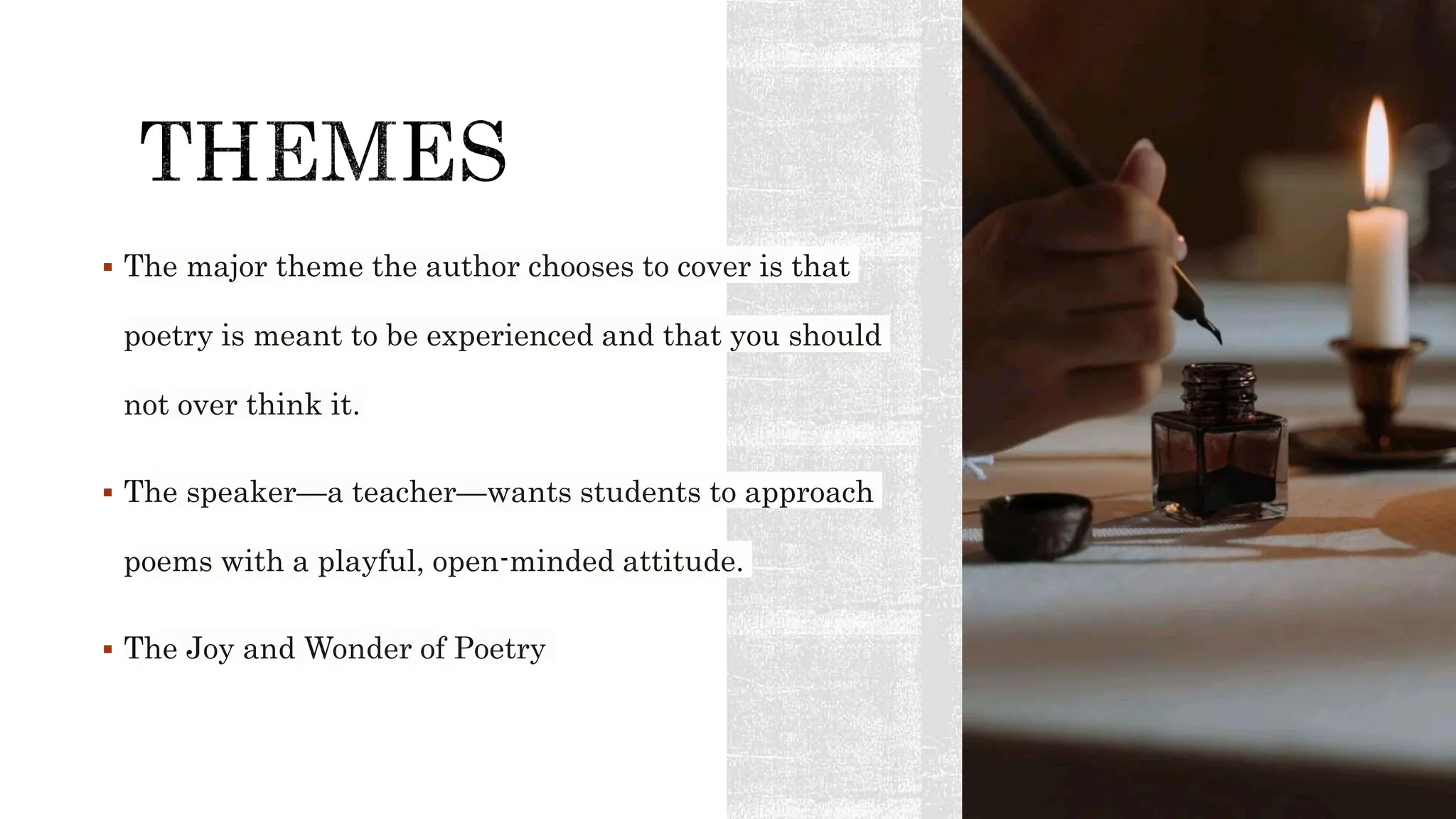 introduction to poetry by Billy Collins.pptx | Poetry | Books and ...