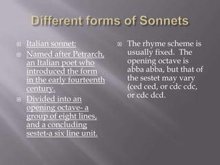 Introduction to poetry and the literally devices | PPTX