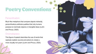Introduction To Poetry Conventions (Figures of Speech) | PPTX
