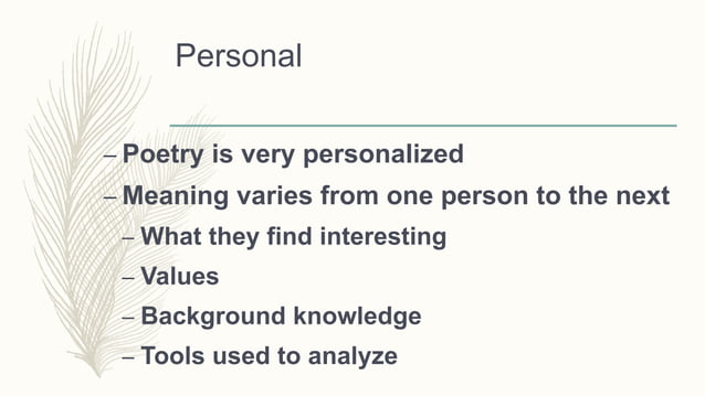 Introduction to poetry ppt (2) | PPTX | Poetry | Books and Literature