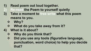 Introduction to poetry ppt (2) | PPTX | Poetry | Books and Literature