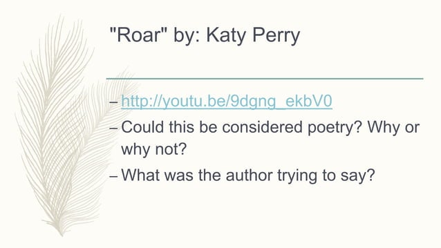 Introduction to poetry ppt (2) | PPTX | Poetry | Books and Literature