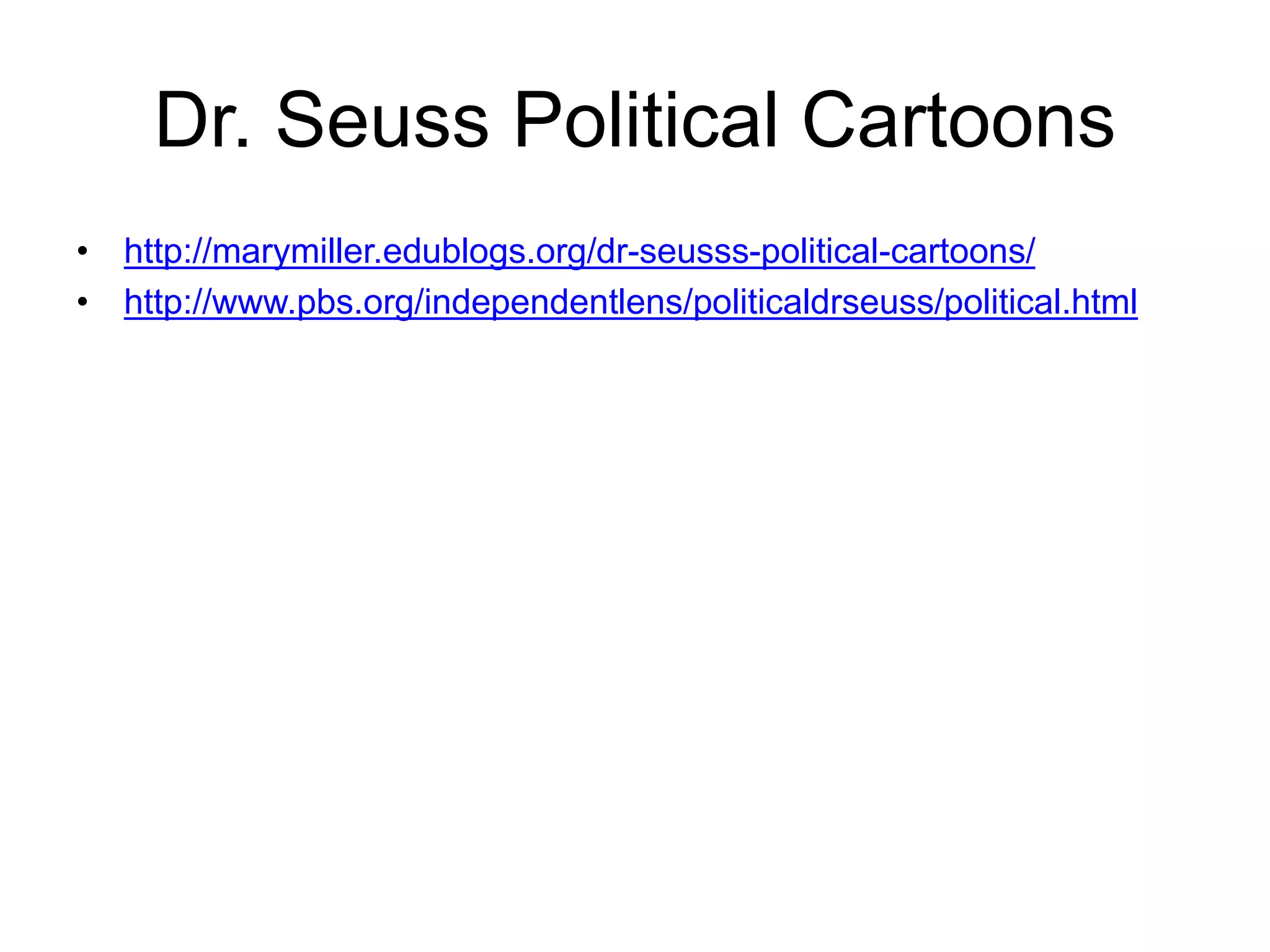 Introduction to Political Cartoons (LOC) | PPTX