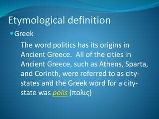 Introductiontopoliticalscience 100621020245-phpapp02 | PPTX