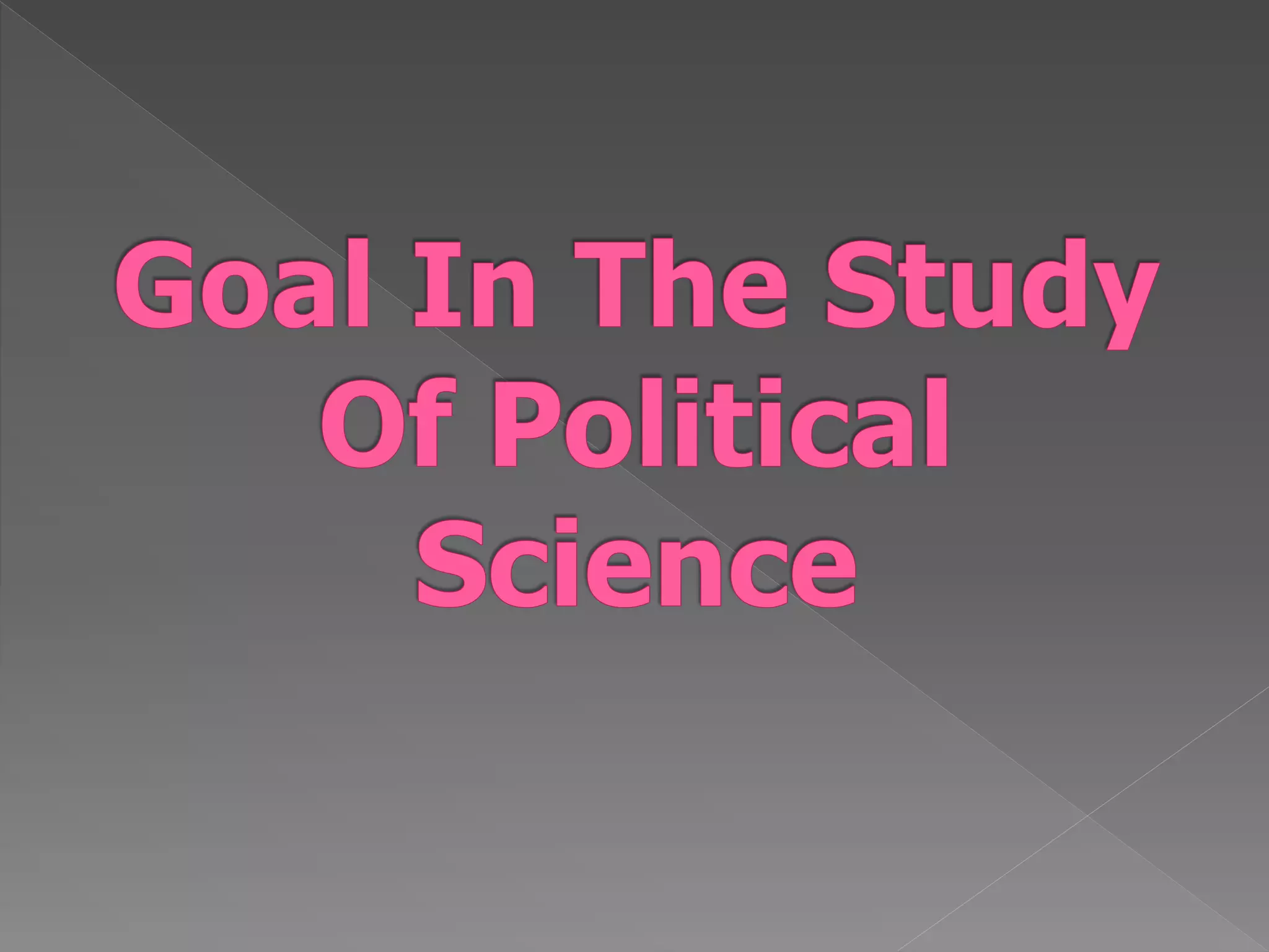 INTRODUCTION TO POLITICAL SCIENCE | PPTX