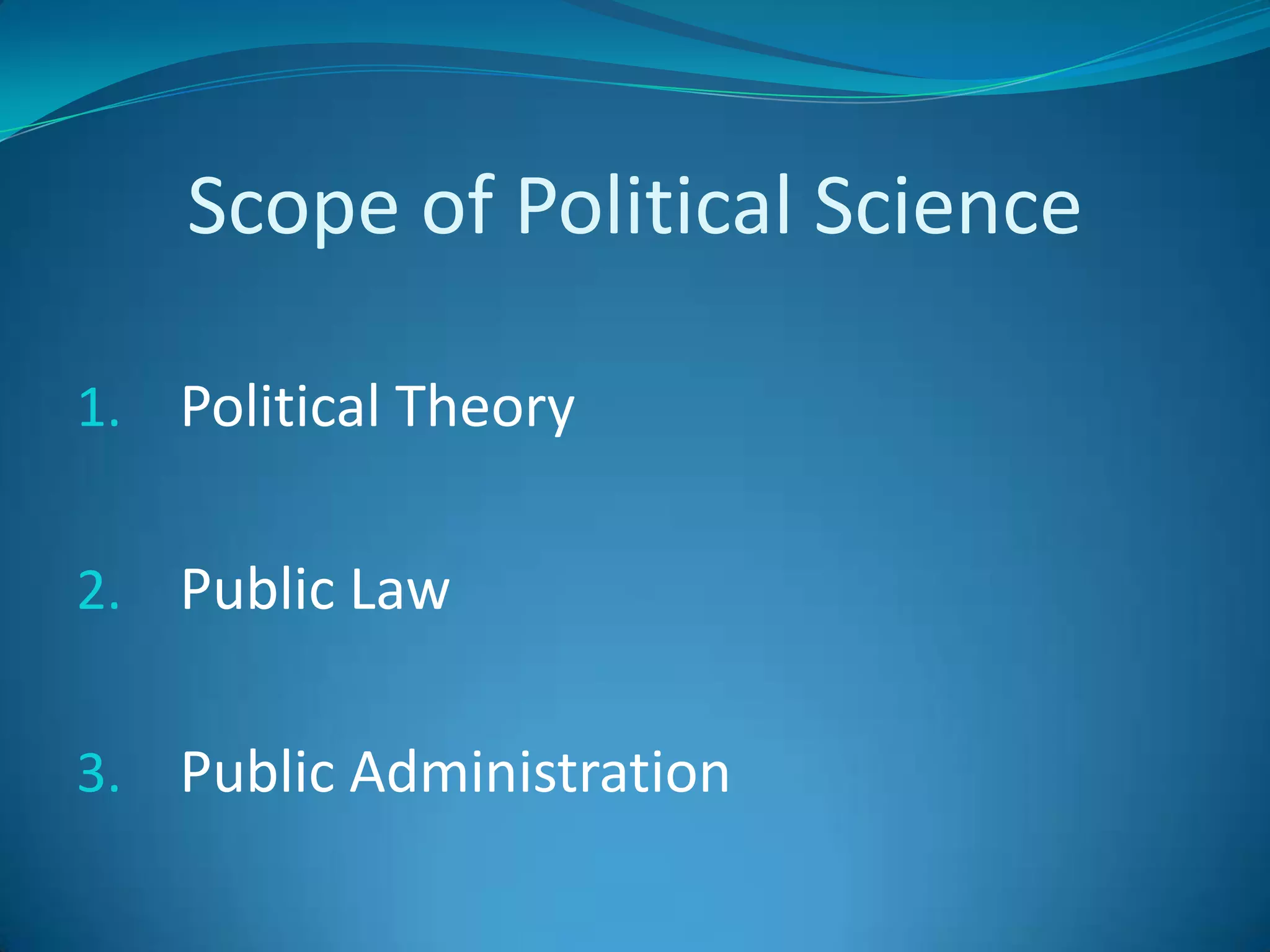 Introduction to political science | PPTX