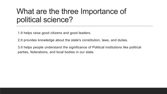 Introduction to political science.pptx | Science
