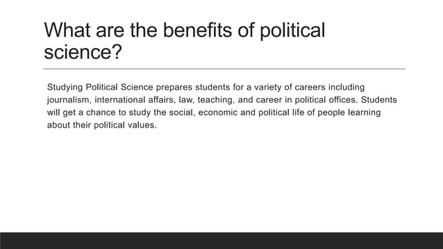 Introduction to political science.pptx | Science