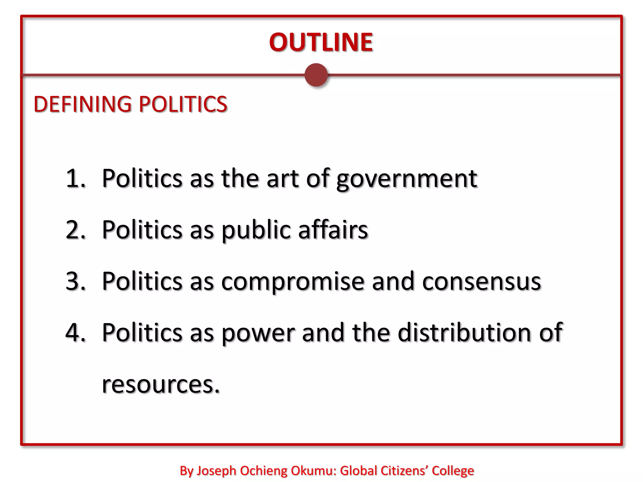 Introduction to politics | PDF