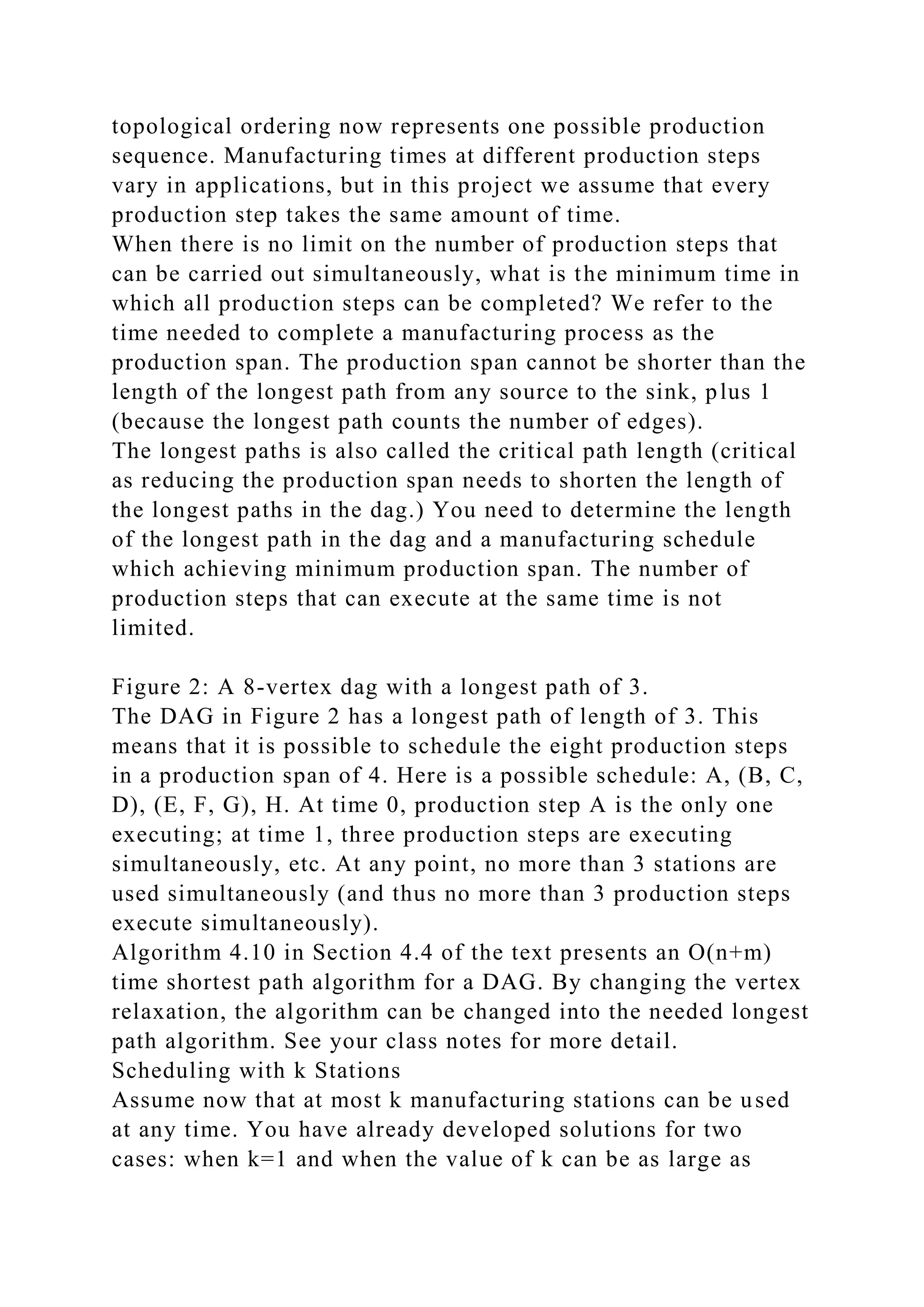 IntroductionTopological sorting is a common operation performed .docx