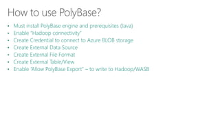 Introduction to PolyBase | PPTX